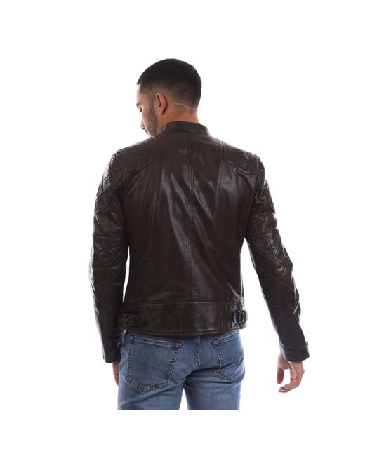 Belstaff Hand Waxed Legacy Outlaw Jacket in Black for Men | Lyst UK