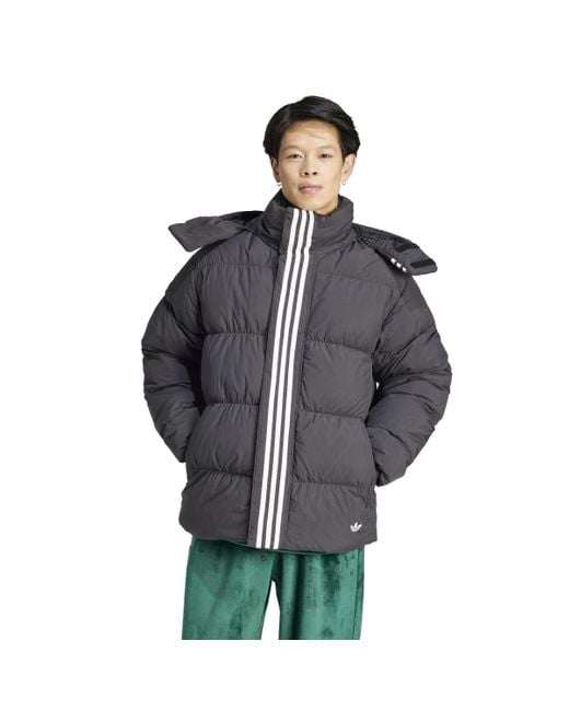 adidas Originals Down Regan Rift Jacket in Grey for Men | Lyst UK
