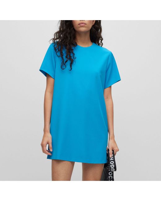 HUGO Kulianna Dress in Blue | Lyst UK