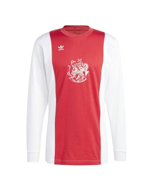 adidas Ajax Amsterdam Og Jersey in Red for Men | Lyst UK