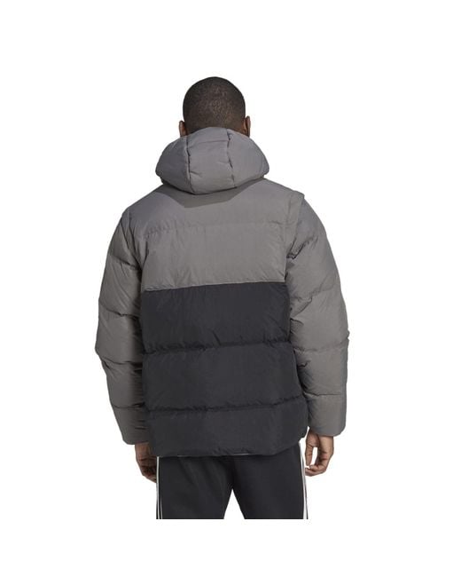 adidas Originals Rifta Down Regen Puffer Jacket in Grey for Men | Lyst UK