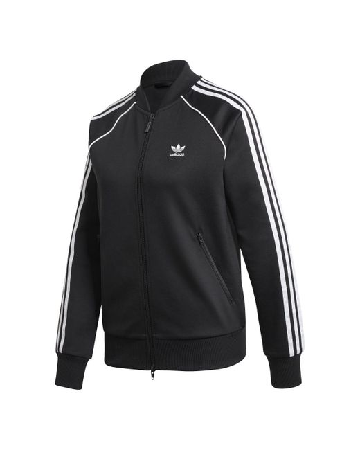adidas Originals Primeblue Sst Track Top in Black | Lyst UK