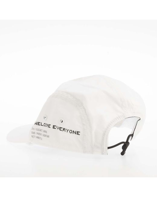 Lacoste Minecraft Nylon Cap in White for Men | Lyst UK