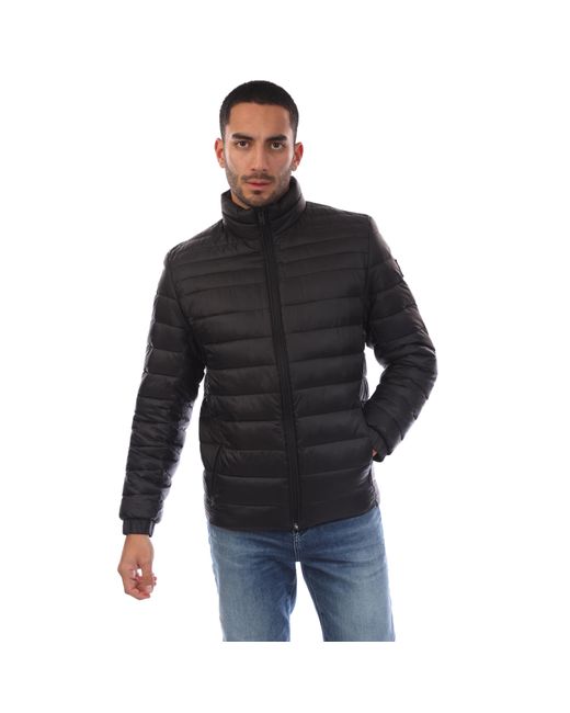 BOSS Oden2 Quilted Jacket in Black for Men | Lyst UK