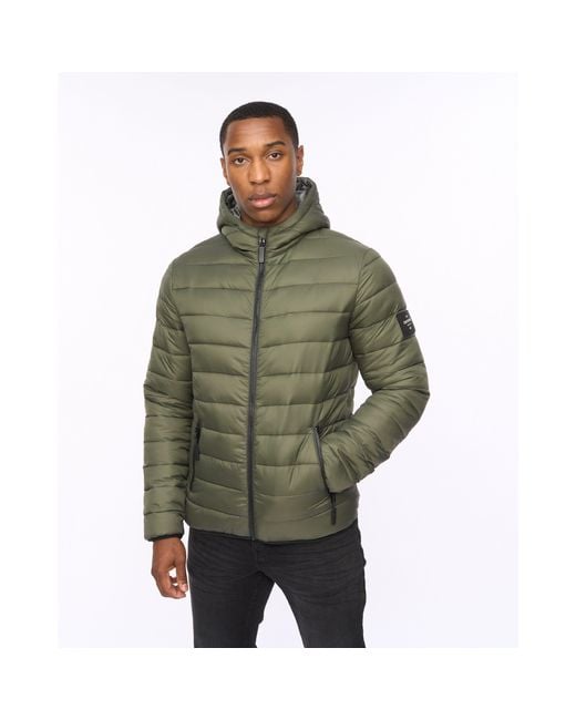 Crosshatch Gattering Jacket in Green for Men | Lyst UK