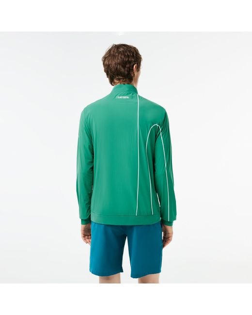 Lacoste Novak Djokovic Ceremony Jacket in Green for Men | Lyst UK
