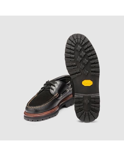 G.H. Bass & Co. 1876 Ranger Camp Moc Shoes in Black for Men | Lyst