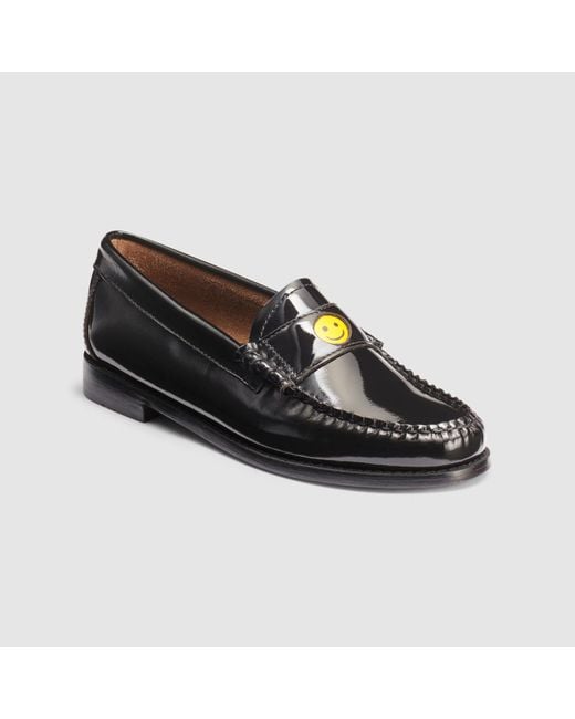 G.H. Bass & Co. Whitney Emoji Weejuns Loafers in Black | Lyst