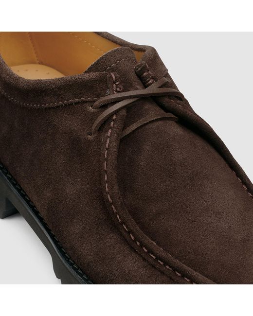 G.H. Bass & Co. Suede Wallace Super Lug Moc Shoes in Brown for Men | Lyst