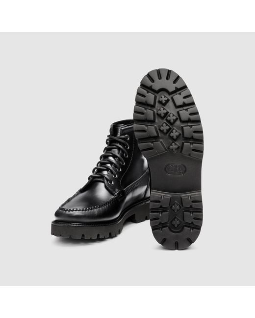 G.H. Bass & Co. Ranger Boots Leather in Black for Men | Lyst