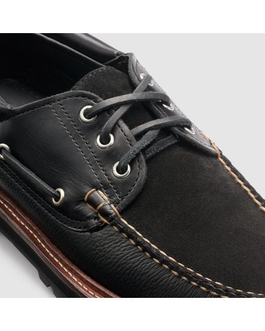 G.H. Bass & Co. 1876 Ranger Camp Moc Shoes in Black for Men | Lyst