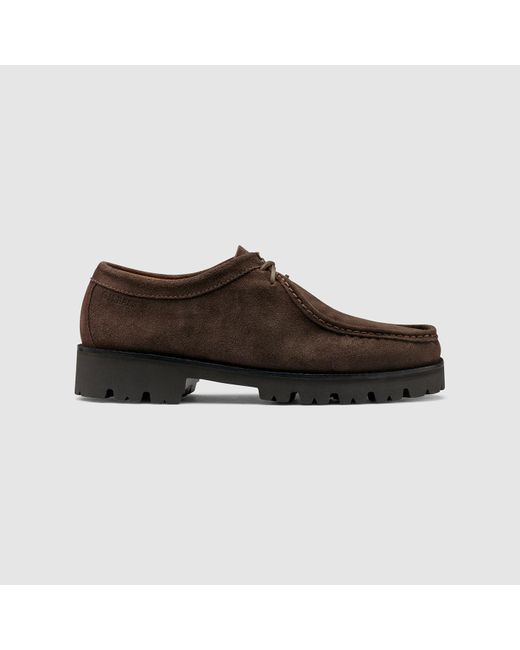 G.H. Bass & Co. Suede Wallace Super Lug Moc Shoes in Brown for Men | Lyst