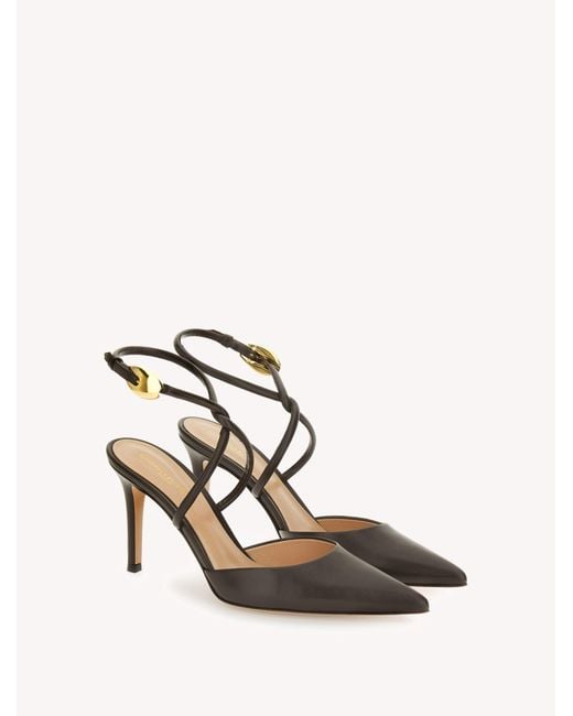 Gianvito Rossi Jungle Mamba Sling, Pumps in Natural | Lyst UK