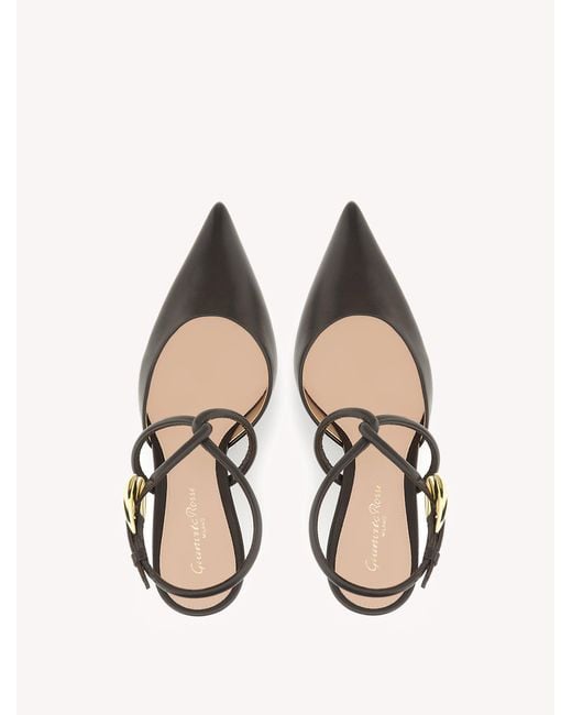 Gianvito Rossi Jungle Mamba Sling, Pumps in Natural | Lyst UK