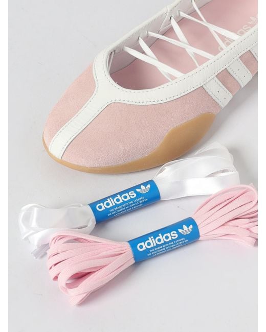 adidas Originals Ballet Flat in Pink | Lyst UK