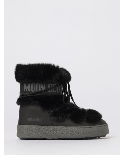 Moon Boot Shoes in Black | Lyst UK