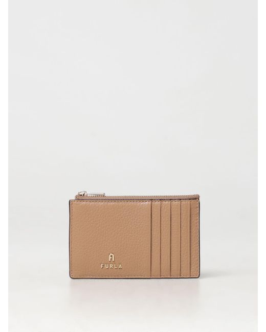 Furla Wallet in Natural | Lyst