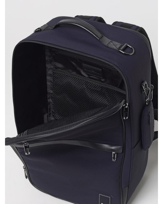 Emporio Armani Backpack in Blue for Men | Lyst
