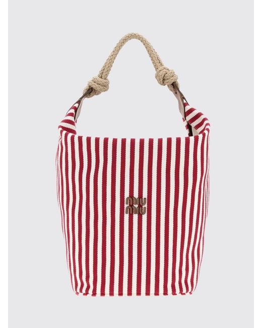 Miu Miu Handbag in Red | Lyst UK