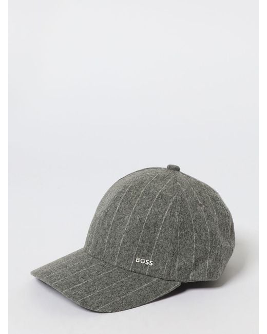 BOSS Hat in Grey for Men | Lyst UK