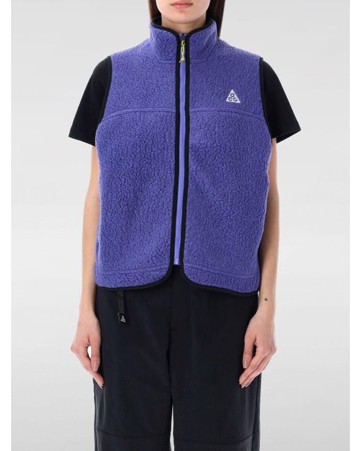 Nike Waistcoat in Blue | Lyst UK