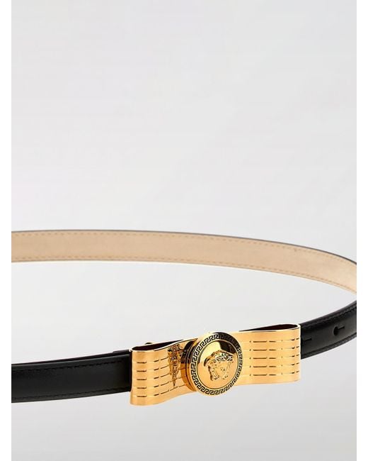 Versace Belt in White | Lyst UK