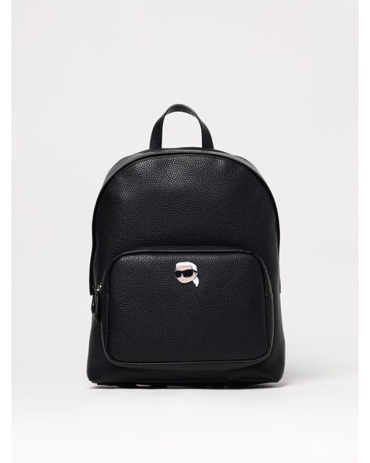 Karl Lagerfeld Backpack in Black | Lyst UK