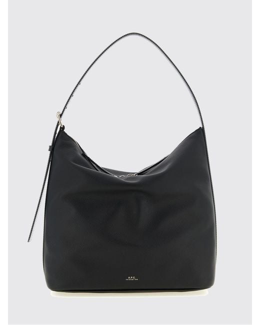 A.P.C. Shoulder Bag in Black | Lyst UK