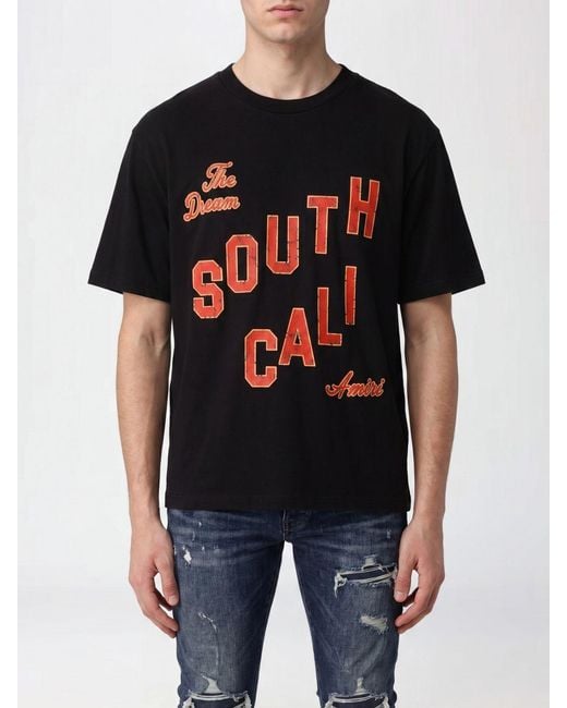 Amiri Vintage-Style Dropped-Shoulder T-Shirt With Slogan Print in Black ...