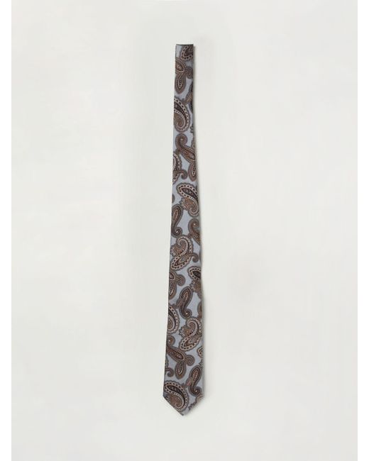 Etro Tie in White for Men | Lyst UK