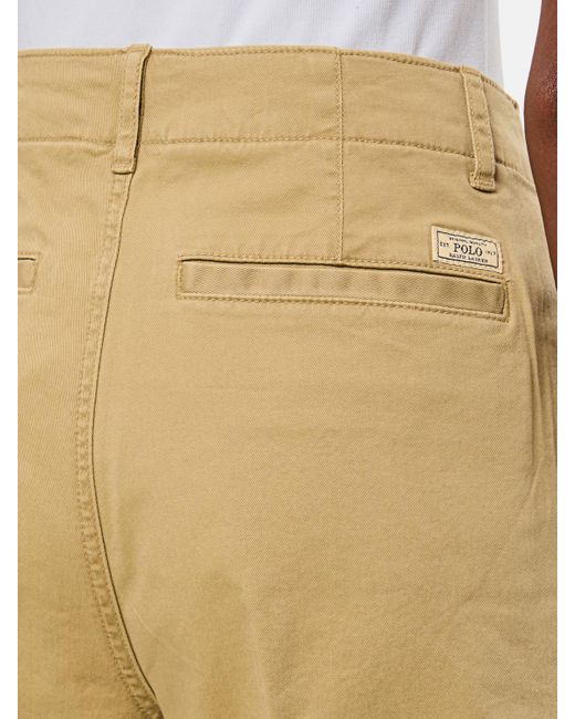 Polo Ralph Lauren Pants in Natural | Lyst