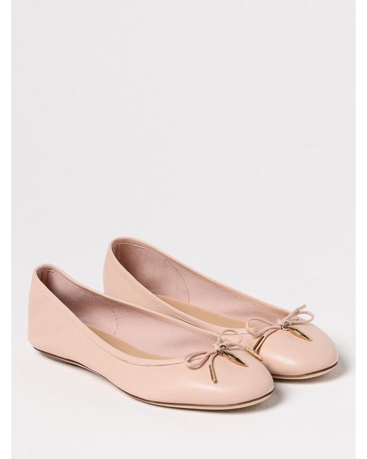 Chloé Ballet Flats in Pink | Lyst