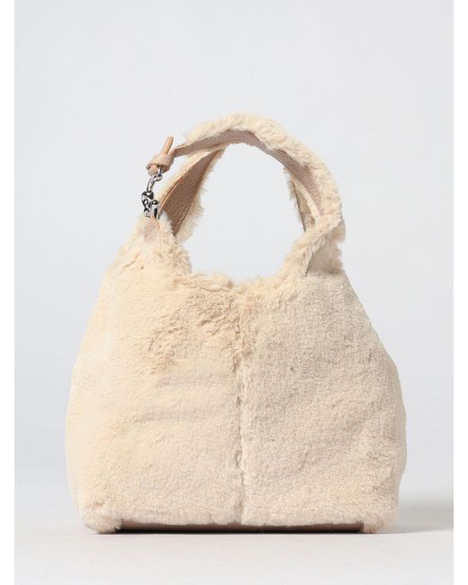 Coccinelle Shoulder Bag in Natural | Lyst UK