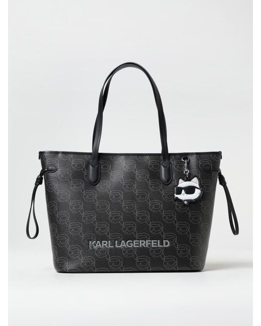 Karl Lagerfeld Backpack in Black | Lyst