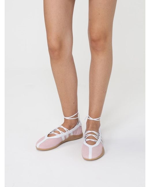adidas Originals Ballet Flat in Pink | Lyst UK