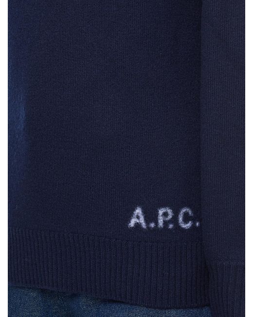 A.P.C. Sweater in Blue for Men | Lyst UK
