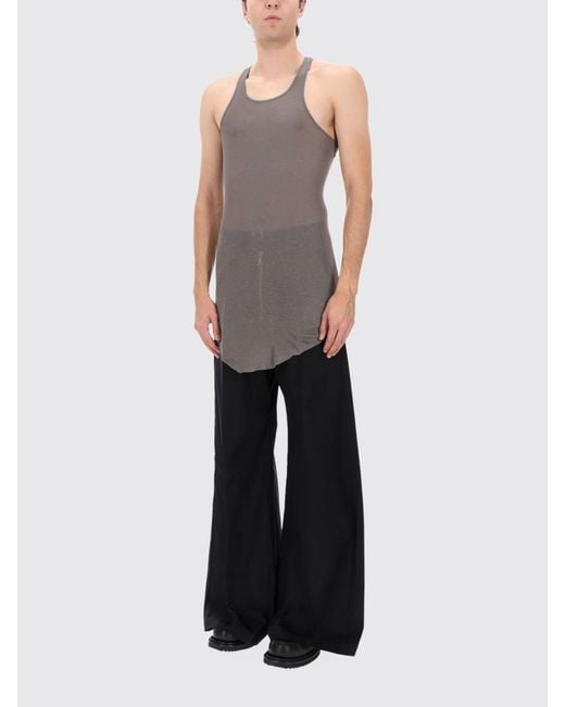 Rick Owens Tank Top in Grey for Men | Lyst UK