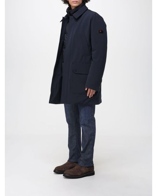Peuterey Coat in Blue for Men | Lyst UK