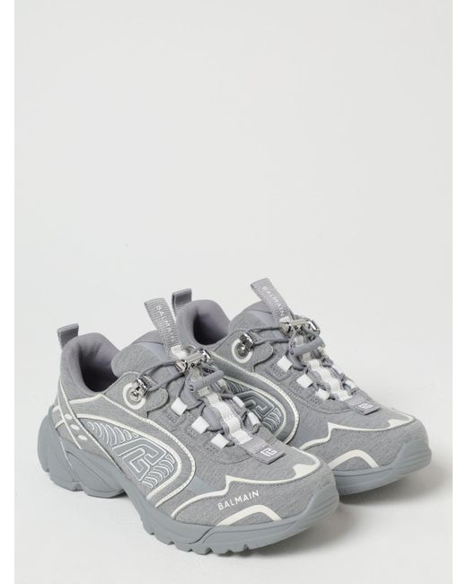 Balmain Sneakers in Gray for Men | Lyst