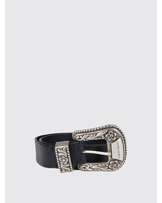 Golden Goose Belt in White | Lyst UK