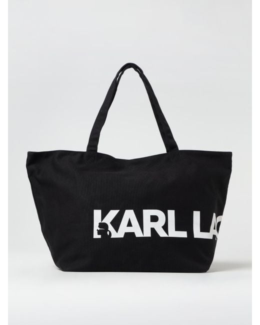 Karl Lagerfeld Backpack in Black | Lyst