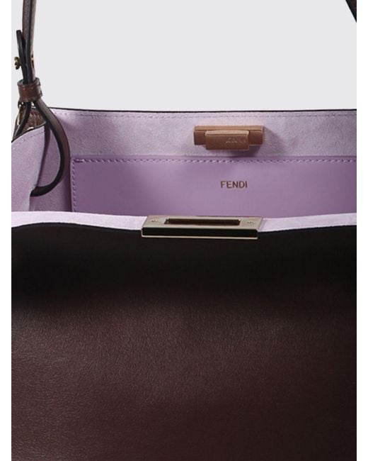 Fendi Way Medium Tote Bag in Purple | Lyst UK