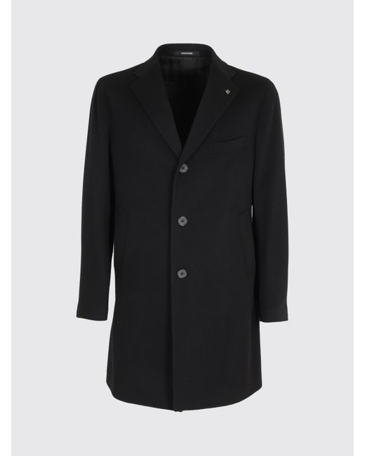 Tagliatore Coat in Black for Men | Lyst UK