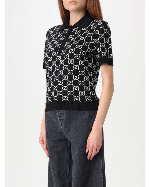 Gucci Top in Black | Lyst
