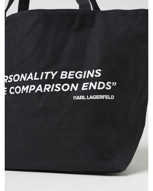 Karl Lagerfeld Backpack in Black | Lyst