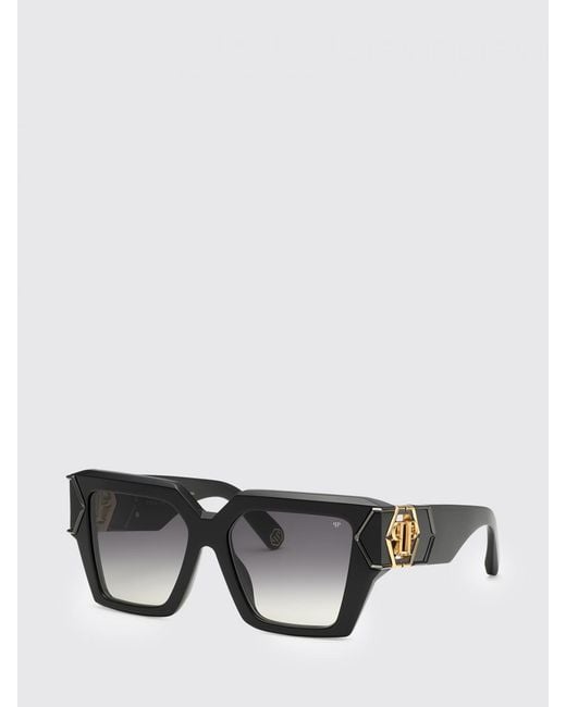 Philipp Plein Hera Cat-Eye Butterfly Sunglasses in Grey | Lyst UK