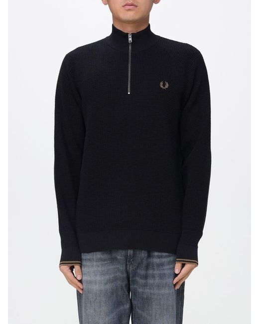 Fred Perry Sweater in Blue for Men | Lyst UK