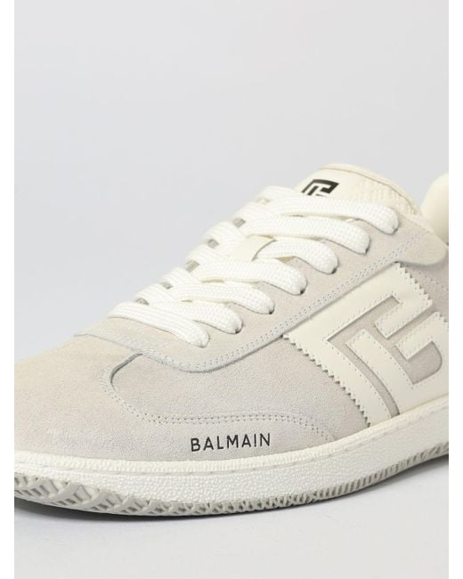Balmain Sneakers in Natural for Men | Lyst