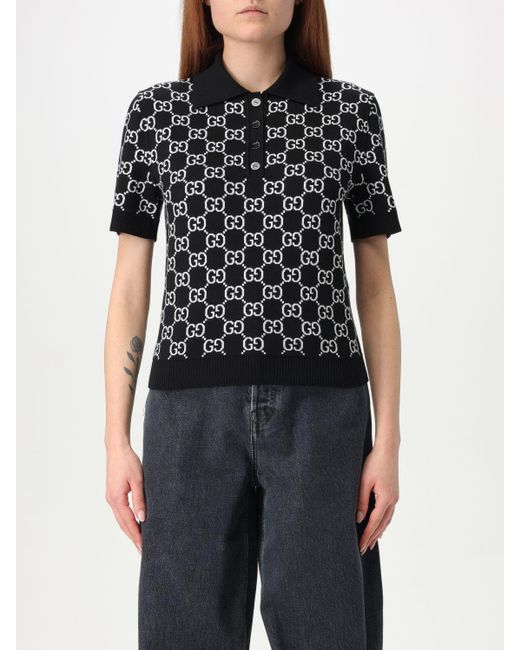 Gucci Top in Black | Lyst