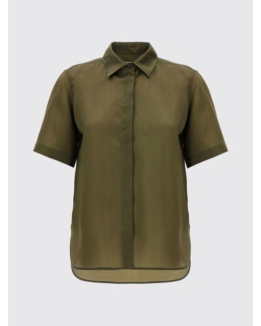 Max Mara Top in Green | Lyst UK